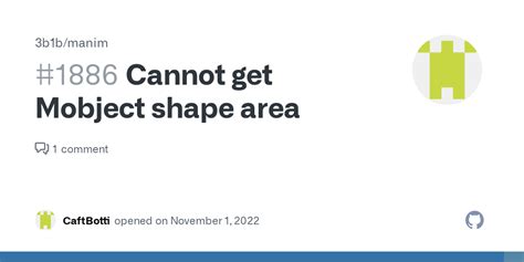 Cannot Get Mobject Shape Area · Issue 1886 · 3b1bmanim · Github