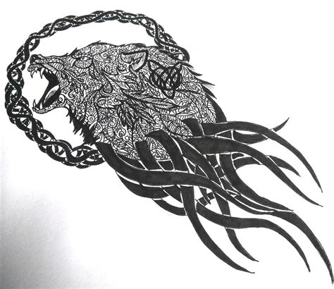 Celtic Wolf By Thornvindr On Deviantart