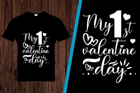 My 1st Valentine Day Svg Design Graphic By Fatimatara9290 · Creative