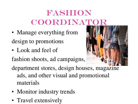 Careers In Fashion Industry