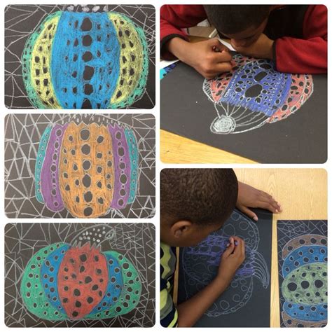 Yayoi Kusama Art Lesson Decorative Pumpkins Lines And Patterns Special Ed Lesson