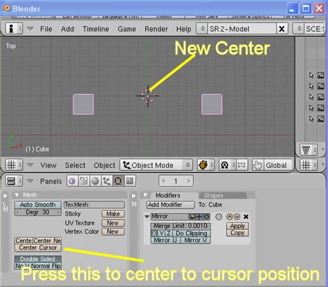 Mirror Modifier Basics And Interface Blender Artists Community