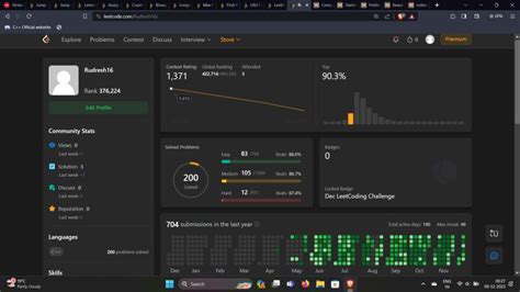 Rudresh Dharkar On Linkedin Leetcode Codingjourney Continuouslearning