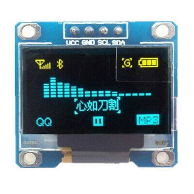WHITE BLUE OLED Display Module Arduino I C IIC SSD YT PicClick UK