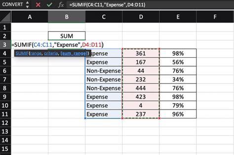 Using The Sumif Function In Excel Hubpages