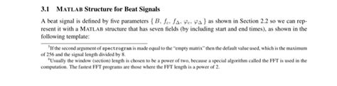 Solved 1 Matlab Structure For Beat Signals A Beat Signal Is