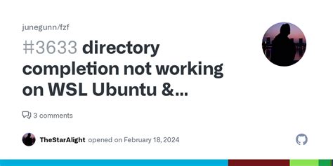 Directory Completion Not Working On WSL Ubuntu Debian Issue Junegunn Fzf GitHub