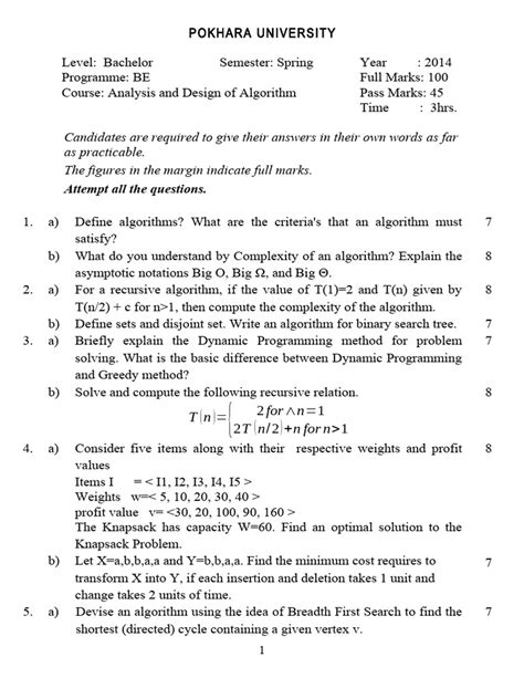 qn 2 pdf dynamic programming algorithms