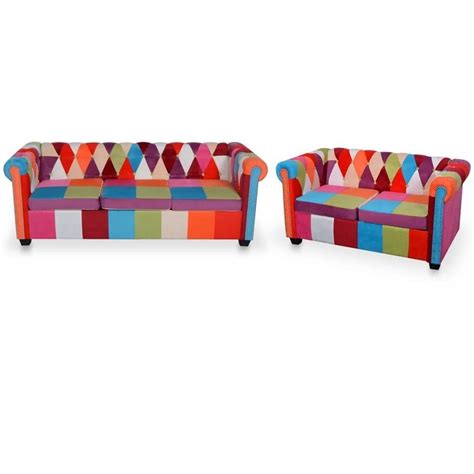 Möbelando Sofa 292486 Set Set Aus Stoff In Bunt Abmessungen Lxbxh