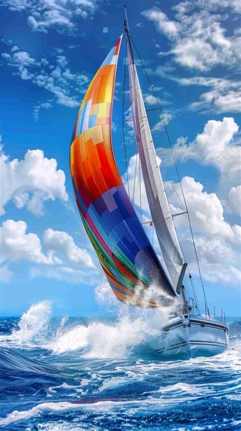 Pin By Patty Massenburg On At Sea In 2024 Sailboat Art Boat Art