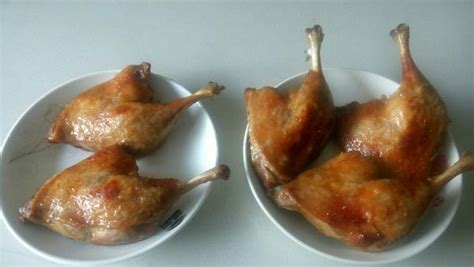 【蜜汁烤鸭腿图片】我家妙言下厨房