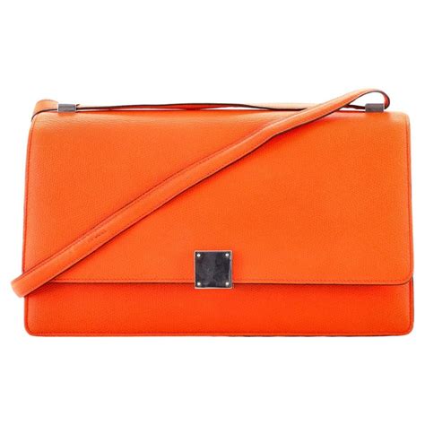 Celine Case Flap Bag Leather Medium For Sale At 1stdibs