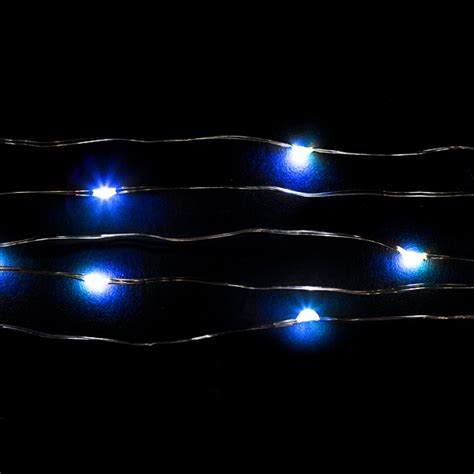 10 Micro LED Blue Submersible String Light