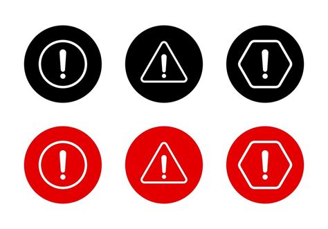 Advertencia Firmar Precaución Icono Conjunto En Circulo Antecedentes