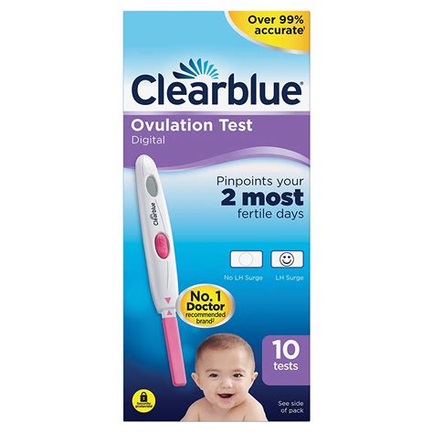10 X Clearblue Digital Ovulation Fertility Test Kit Sticks Ebay