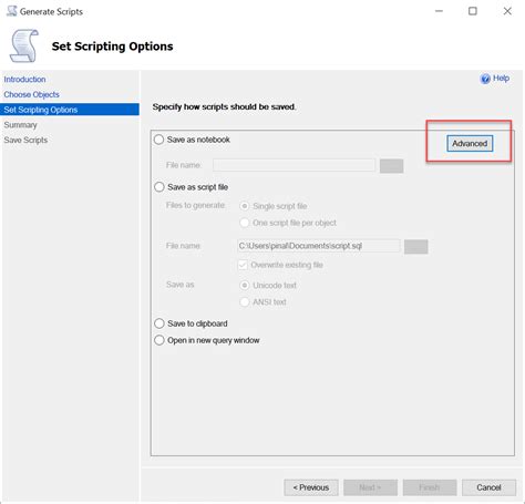How To Generate Script For Sql Server From Sql Server Interview Question Of The