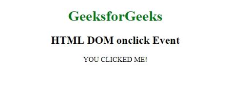 Html Onclick