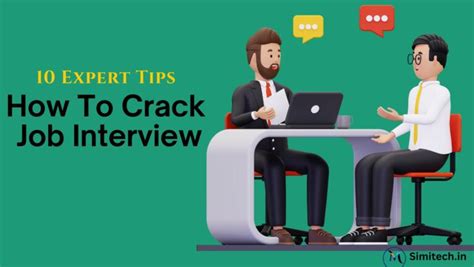 how to crack a job interview tips and strategies for success simitech