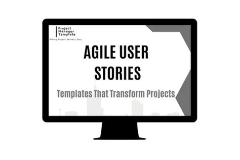 agile user story template project templates