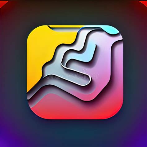 Lifestyle Software App Style Icon Generative Ai Stock Illustration Illustration Of Bright