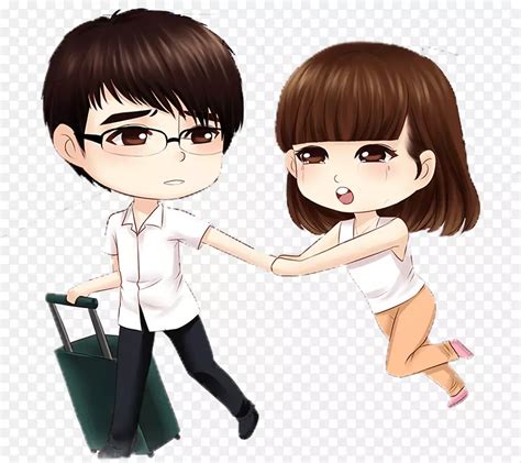 卡通手绘q版男孩女孩png图片素材下载 图片编号7621229 png素材网