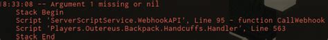 Argument 1 Missing Or Nil Scripting Support Developer Forum Roblox