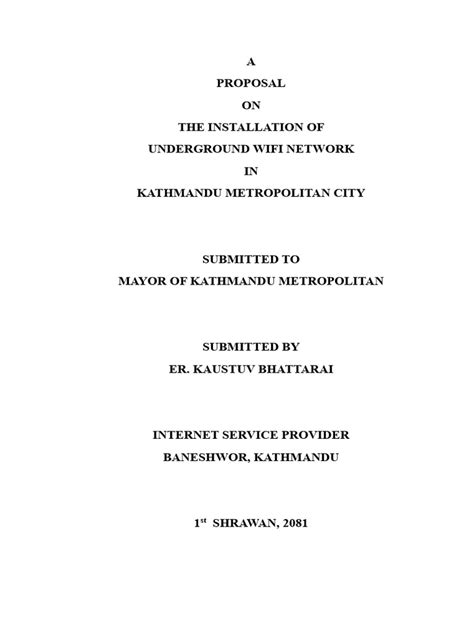 Englishproposalkaus Pdf Computer Network Infrastructure