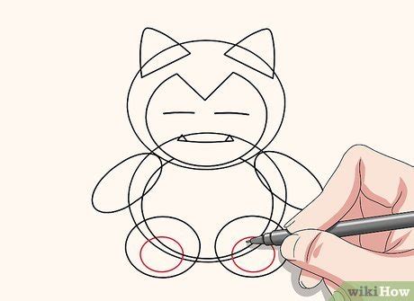 How To Draw Snorlax With Pictures WikiHow
