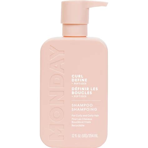 Monday Haircare Curl Define Shampoo Nourishing Formula For Frizz