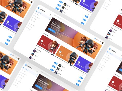 Game Dashboard Ui Kit Ui Kits And Libraries ~ Creative Market