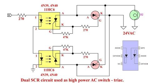 Thyristor Circuit Diagram