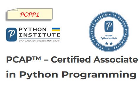 Pcpp1™ Professionnel Certifié En Programmation Python Niveau 1 Examen Pcpp 32 10x Très Facile