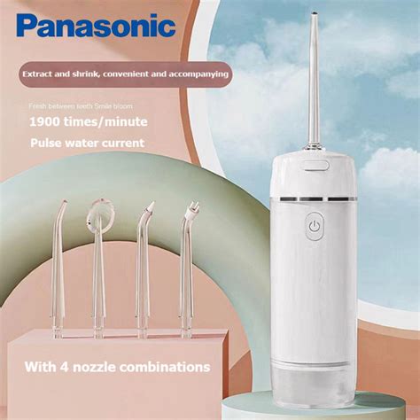 Panasonic Electric Flosser Portable Oral Irrigator Waterpulse Flosser