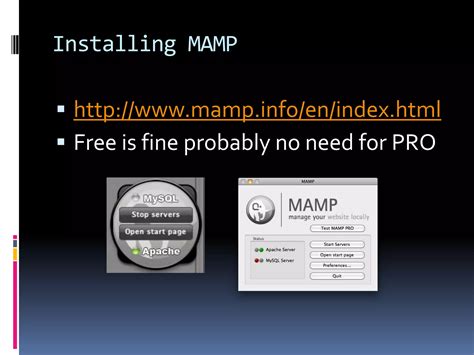 Wordpress And Mamp Ppt