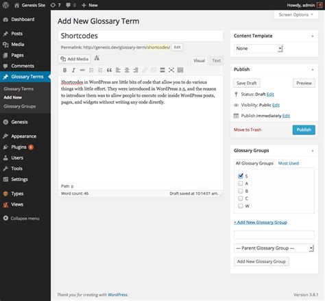 A To Z Filterable Glossary In WordPress Using Types Views Sridhar Katakam