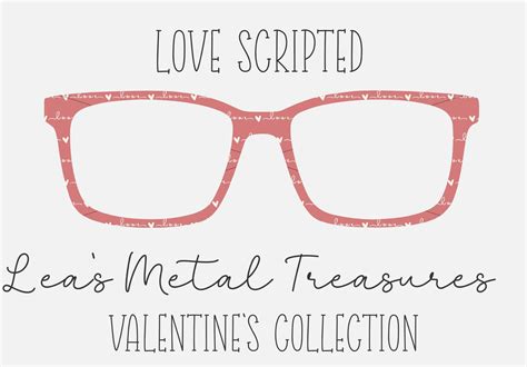 Love Scripted Eyewear Frame Toppers Comes With Magnets Twinkle