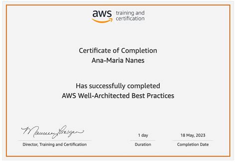 Training Awscloud Learning Bestpractices Certification Ana Maria Pocol Naneș