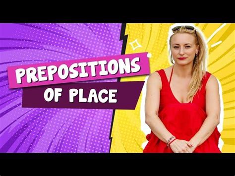 Prepositions Of Place Ewa Bluhm