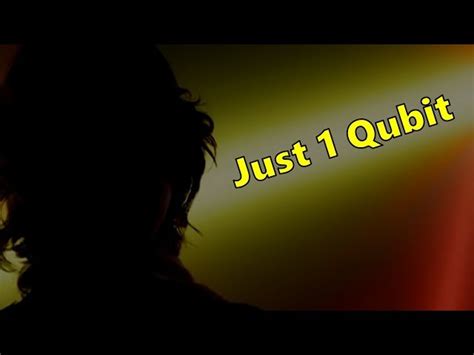 free video quantum computing with just 1 qubit the elitzur vaidman