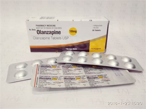 Taj Pharmaceuticals Is Reputed Manufacturer And Olanzapine Tablets USP 10mg Suppliers In India