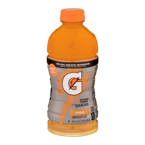 Orange Gatorade Label
