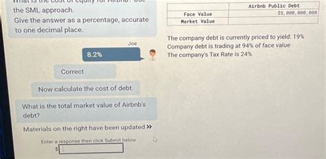 Solved The Sml Approach Give The Answer As A Percentage