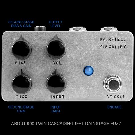 Guitar Pedal X Gpx Blog Fairfield Circuitrys New Compact About 900 Twin Cascading Jfet