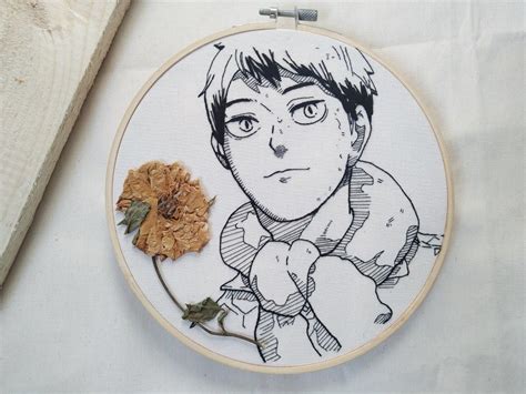 Bordado Embroidery Haikyuu Haikyuu Chinese Embroidery Cute Anime