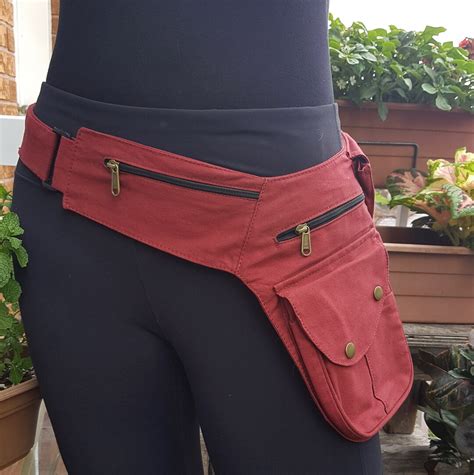 Utility Festival Pocket Belt Gender Neutral Bum Bag Adjustable To Inches Pockets Zip