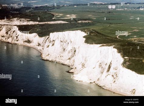 Buildings And Landmarks White Cliffs Of Dover An Aerial View Of The