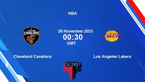 Cleveland Cavaliers Vs Los Angeles Lakers Livescore Match Events Cle