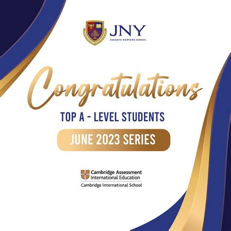 Congratulations Top A Level Students Jakarta Nanyang School