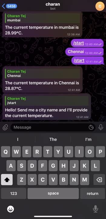 charan teja karni on linkedin creating a telegram bot with python is