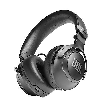 Jbl Club Bluetooth Wireless Over Ear Headphone With Mic Black Amazon In Electronics